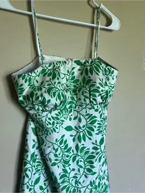 Vineyard Vines | Dresses | Vineyard Vines White Mini Dress With Green ...